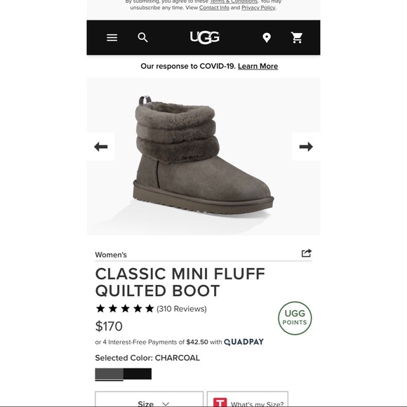 UGG | Shoes | Classic Mini Fluff Quilted Uggs | Poshmark